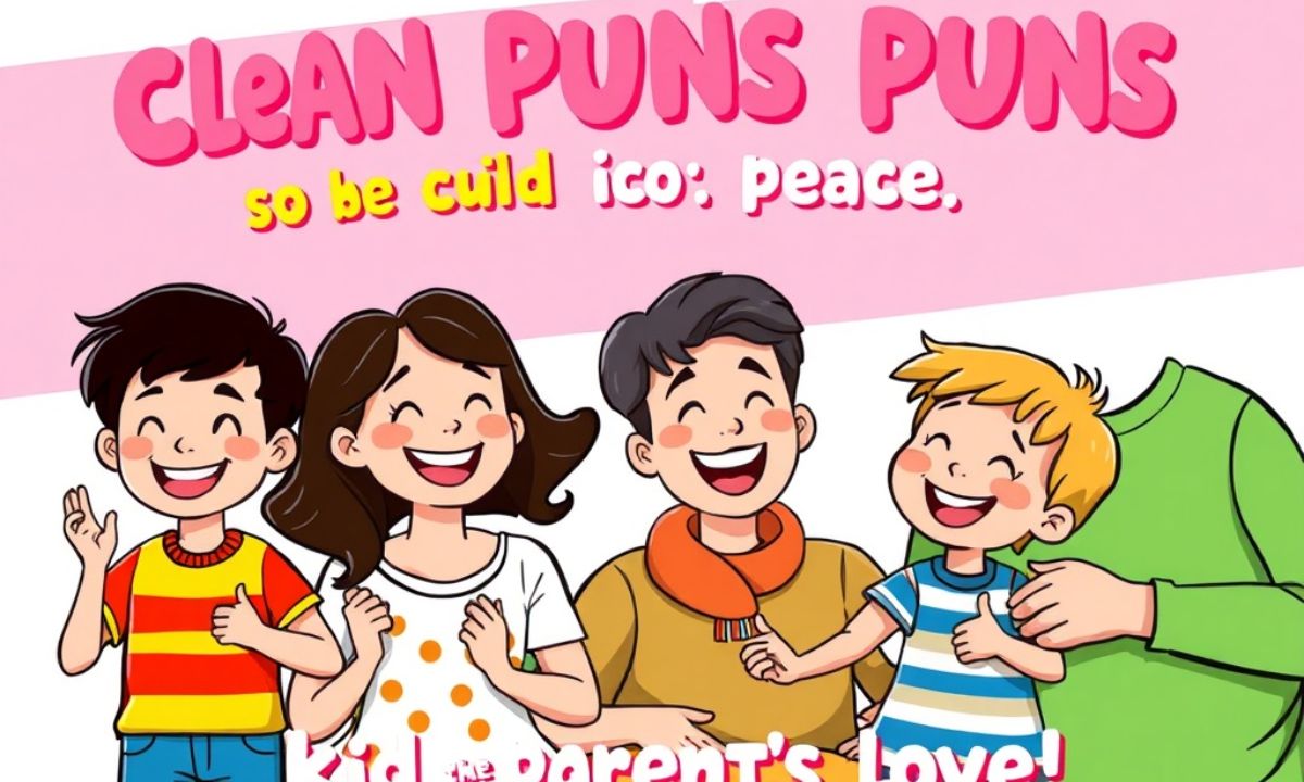 Clean Puns for Kids That Parents Love Too