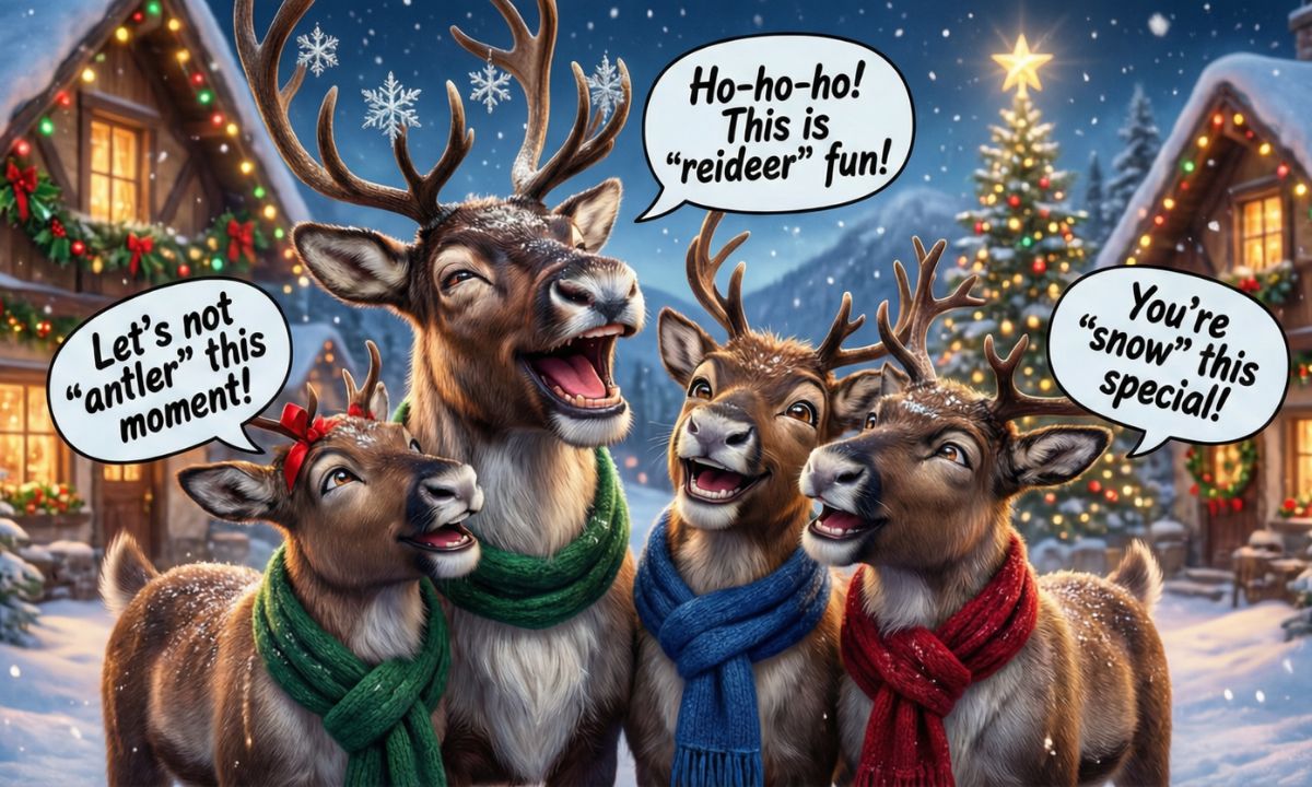 Reindeer Puns and Jokes That Sleigh