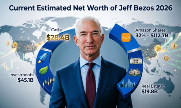 Jeff Bezos Net Worth 2026: Wealth, Assets, Growth & Latest Estimate